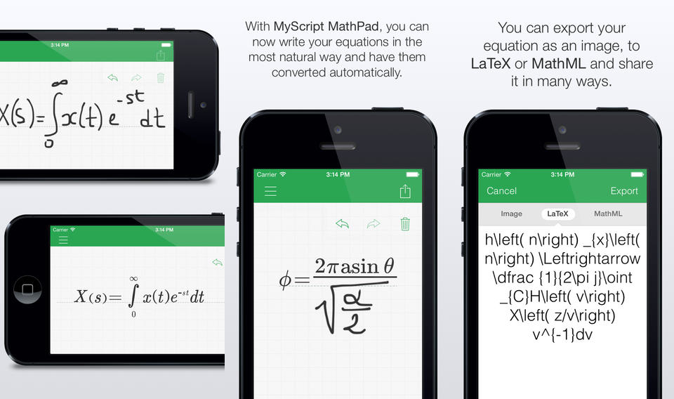 MyScript MathPad, Reconhecimento de Escrita Matemática com LaTeX - CocaTech