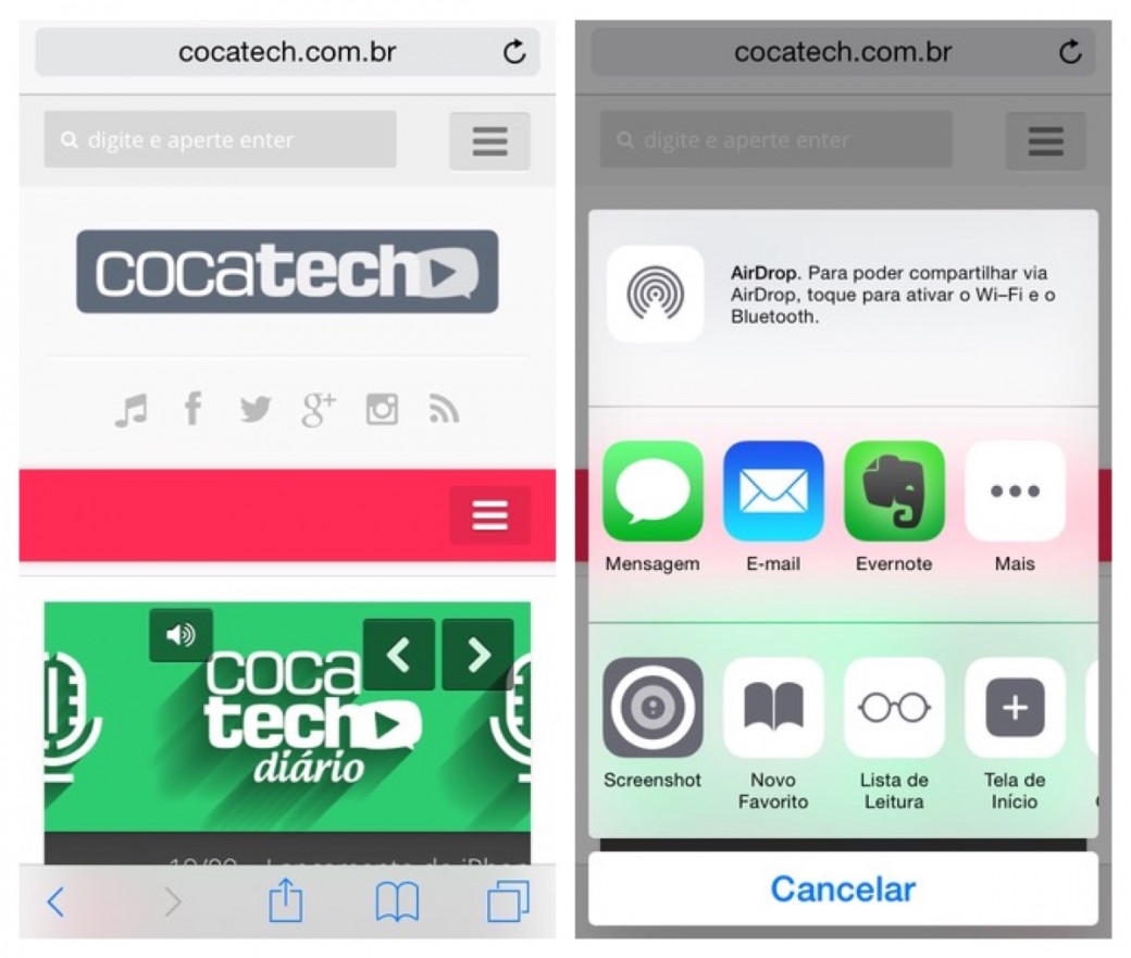 Como Fazer ScreenShot de TODA uma Página nos iOS - CocaTech