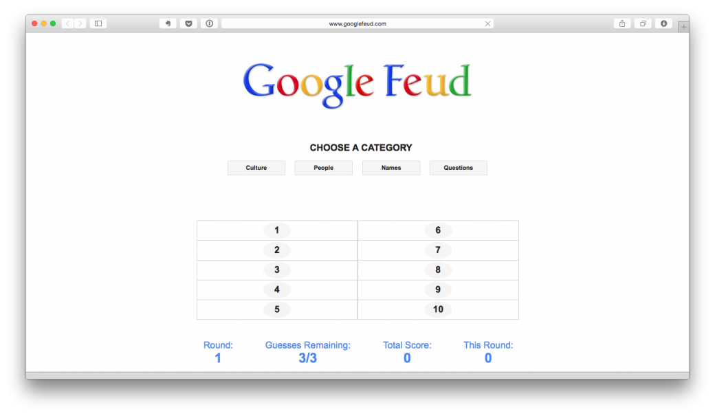 Google Feud, game que é febre mundo afora - CocaTech
